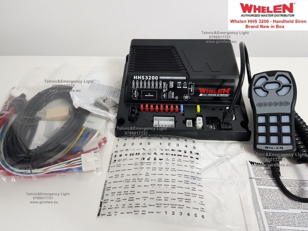 Whelen HHS 3200 programabila - Sisteme-Avertizare.ro